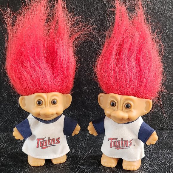 Russ | Toys | Vintage Russ Set Of Two Identical Twins Troll Dolls ...